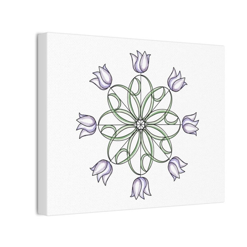 Parkinson's Tulip Color Wheel Canvas Stretched, 0.75" - Etsy