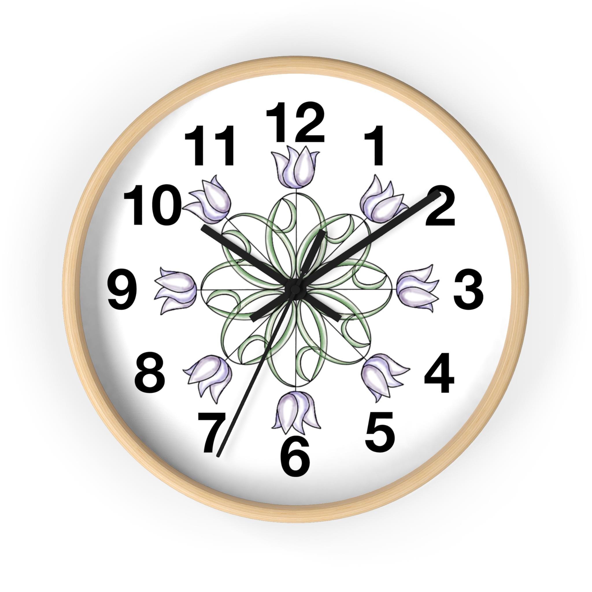 Parkinson's Tulip Color Wheel Wall Clock - Etsy