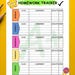 Bright & Fun Homework Tracker Printable - Organize Assignments | Boost ...