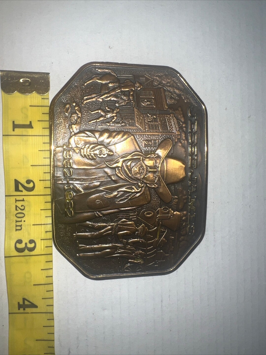 Jesse James Commemorative 1982 Belt Buckle Historic Providence Mint - Etsy