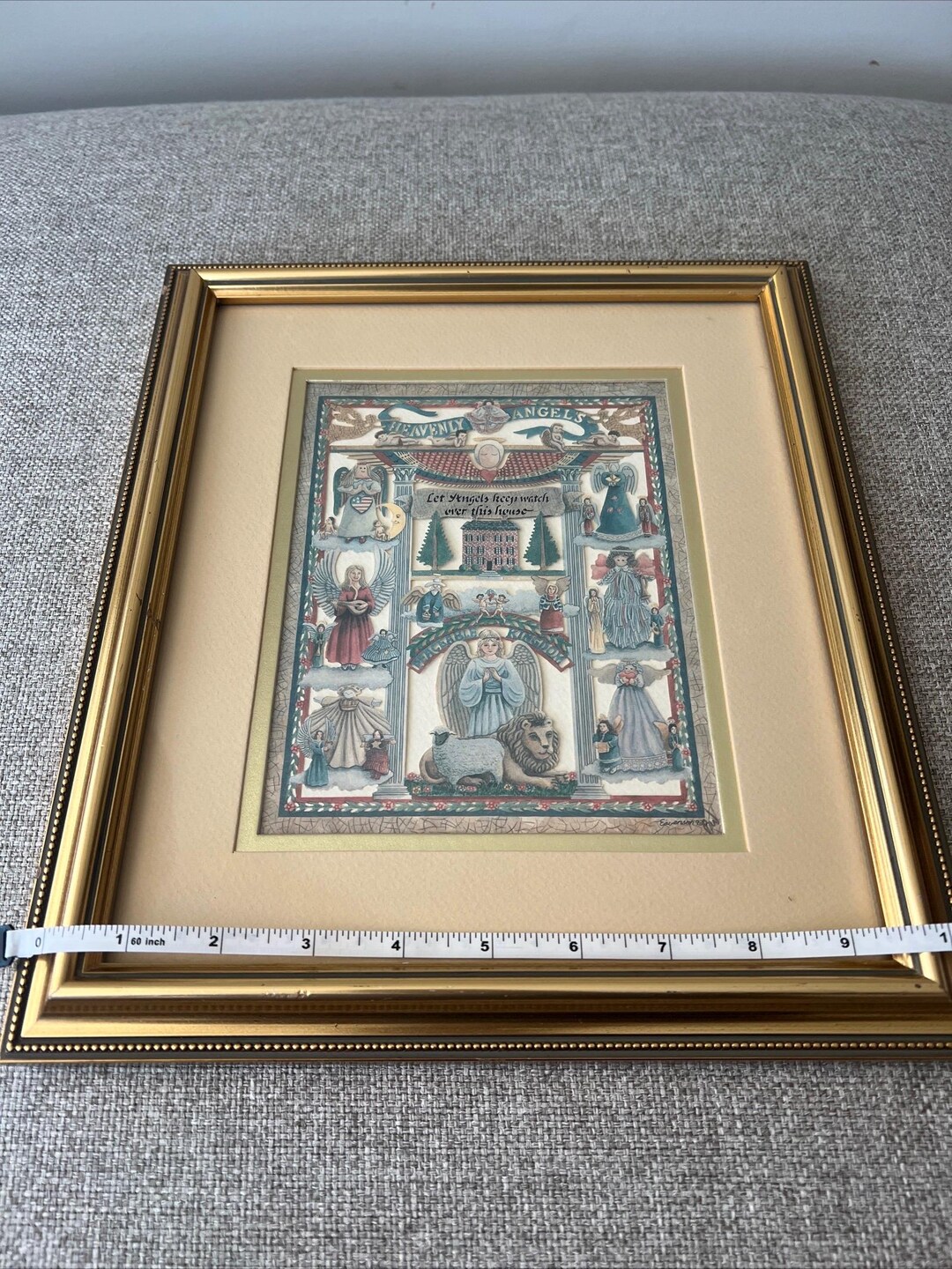 Scherenschnitte or Scissor Cuts Art Work Let Angels Keep Watch Over ...