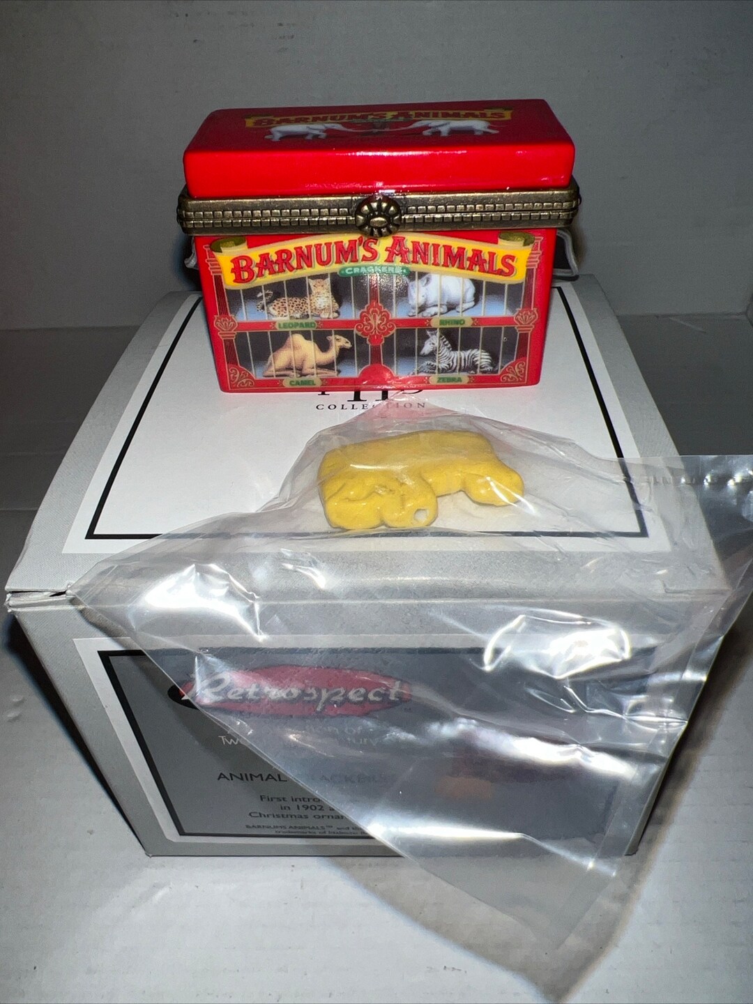 Porcelain Hinged Trinket Box Midwest Cannon Falls Barnums Animal ...