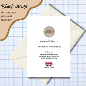 Maths Pun Thank You Card | Funny Greeting Card for STEM & Math Lovers ...