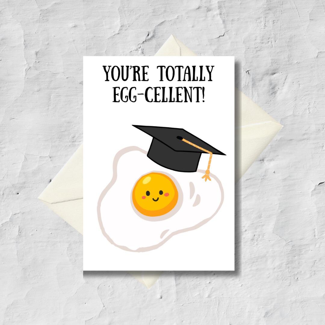 Funny Graduation Card | Punny Grad Cards | Cute Congrats for Graduate ...