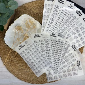 Home Savings Tracker | A6 Printable Savings Challenge | Cash Stuffing ...