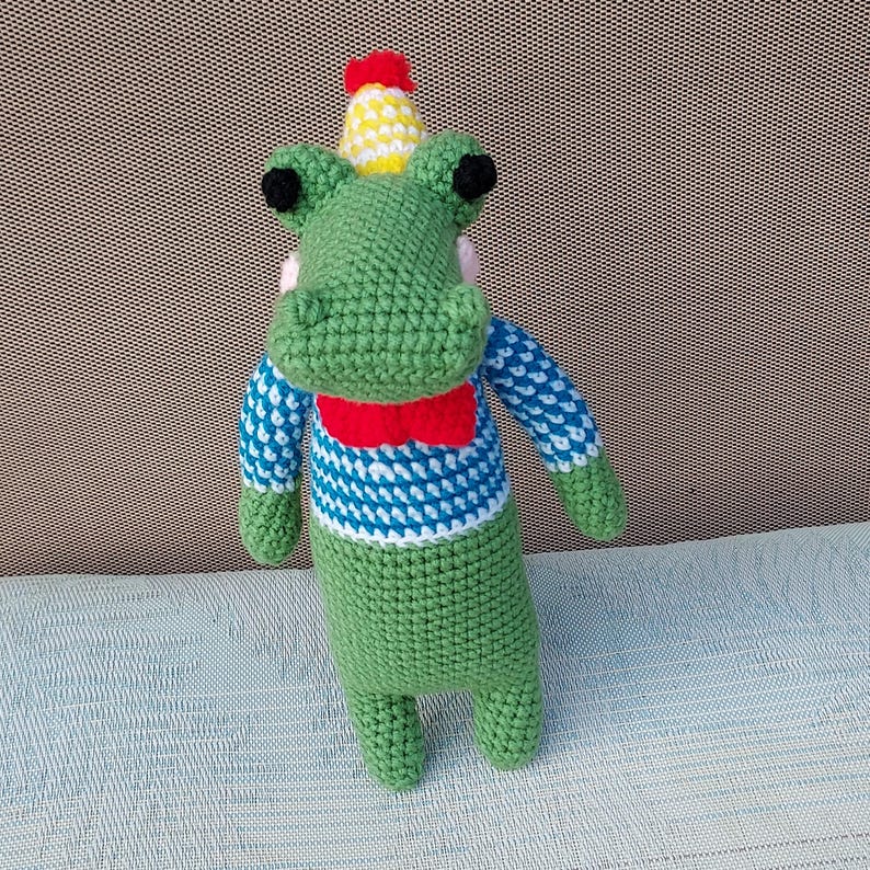 Crochet ALLIGATOR Pica Pau Stuffed Animal Soft Toy - Etsy