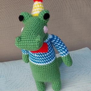 Crochet ALLIGATOR Pica Pau Stuffed Animal Soft Toy - Etsy