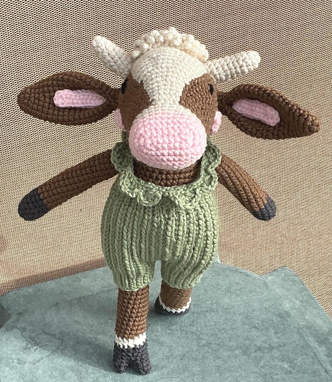 Crochet Cow Ramona Pica Pau Collection Plush Farm Animal - Etsy