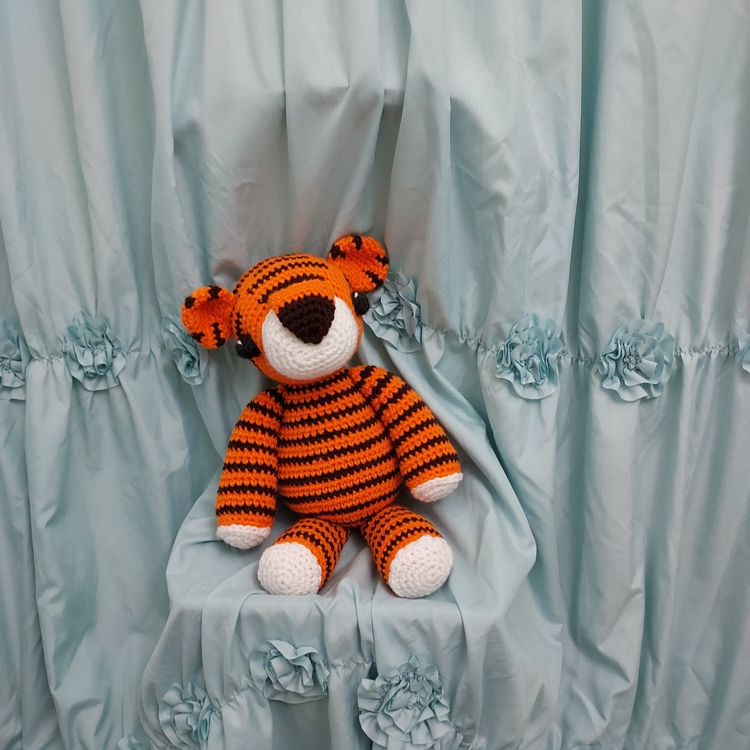 Personalized Crochet TIGER Stuffie Doll Toy Custom Handmade Plush ...