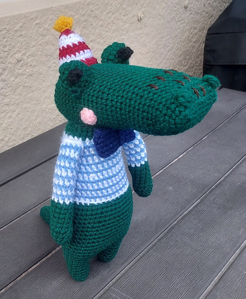 Crochet ALLIGATOR Pica Pau Stuffed Animal Soft Toy - Etsy