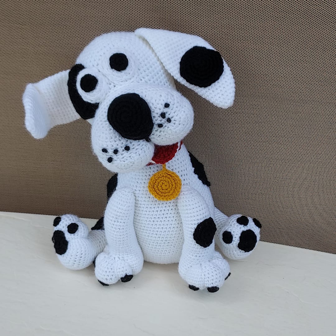 Crochet Dog Dalmatian Amigurumi Stuffed Animal Toy Doll Gift - Etsy