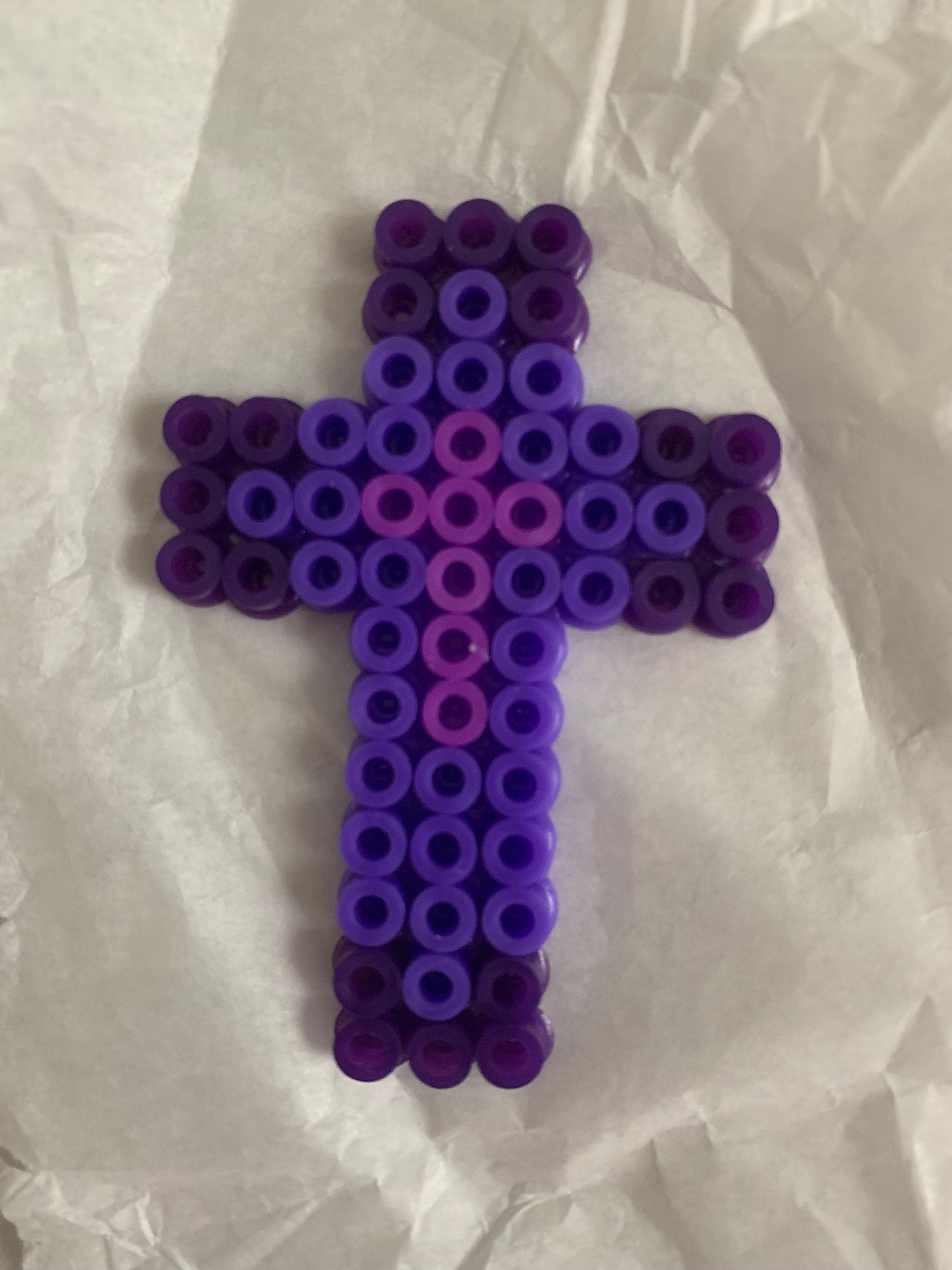 Perler Bead Cross - Etsy
