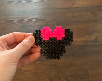Tiny Perler Bead Mickey & Minnie Mouse - Etsy