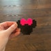 Minnie Mouse Perler Bead - Etsy