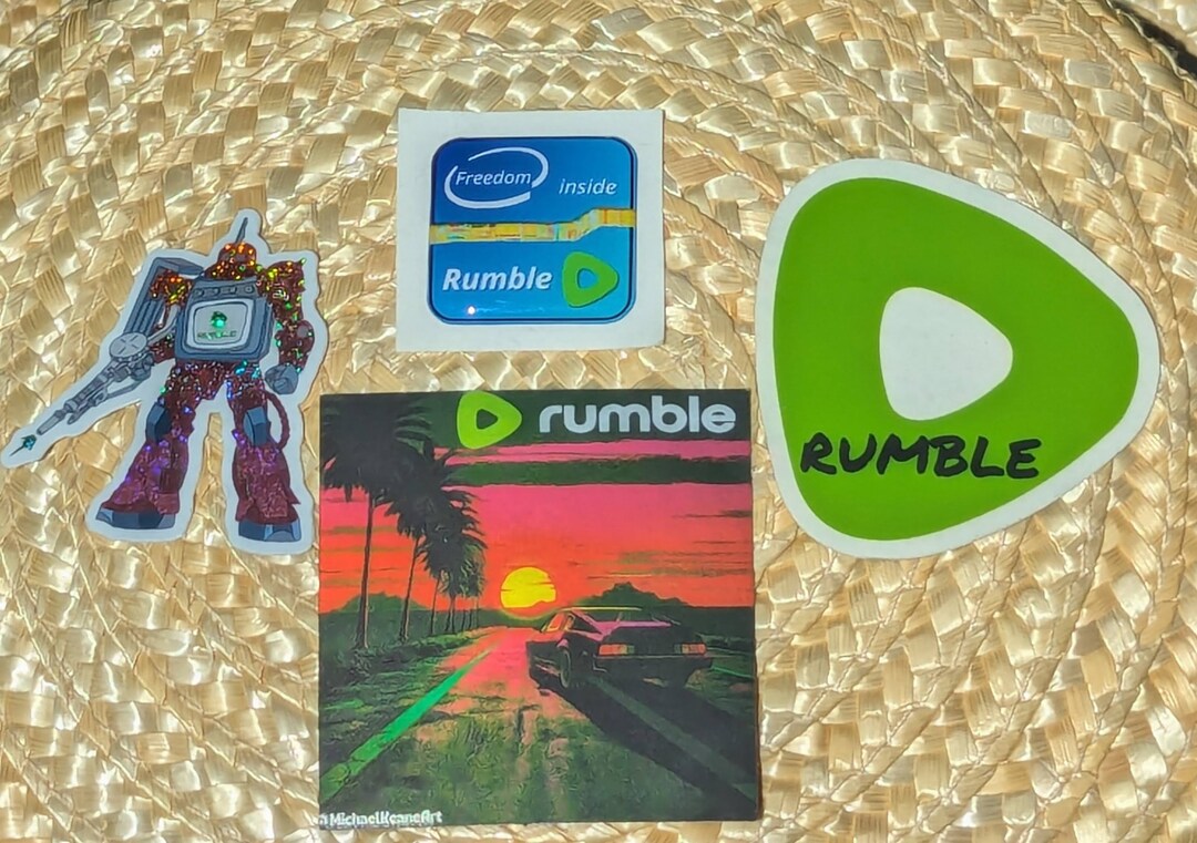Rumble Sticker Pack #1 - Set of 4 Stickers - Etsy