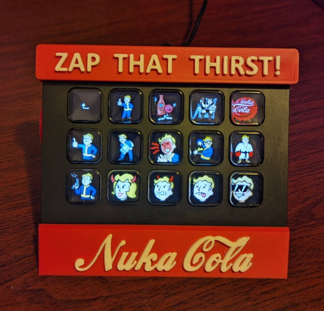 Nuka Cola / Fallout Themed 3d Printed Stream Deck Holder zap That ...