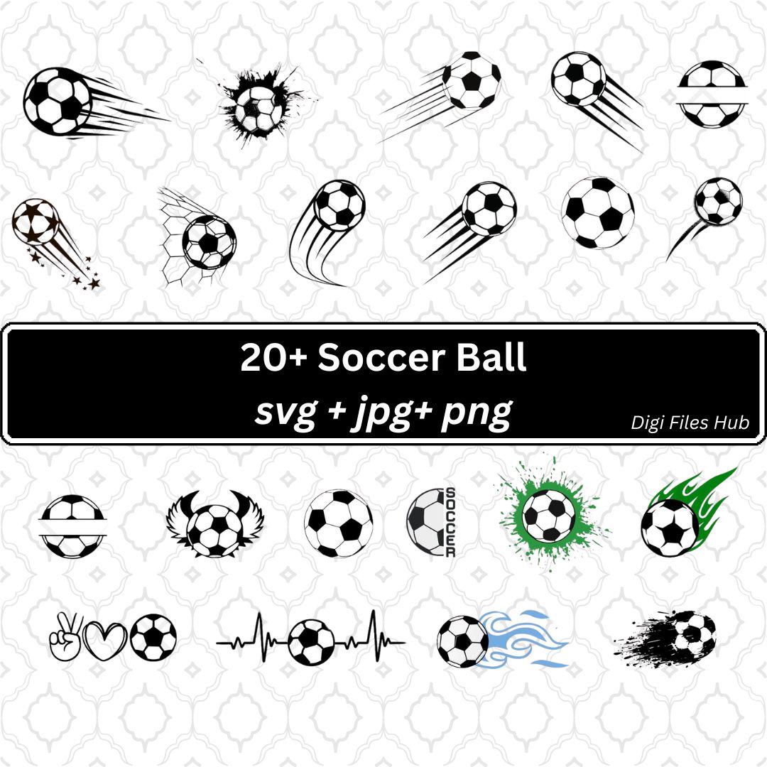 Soccer Ball SVG Files , Football Cut Files , Soccer Ball Vector Files ...
