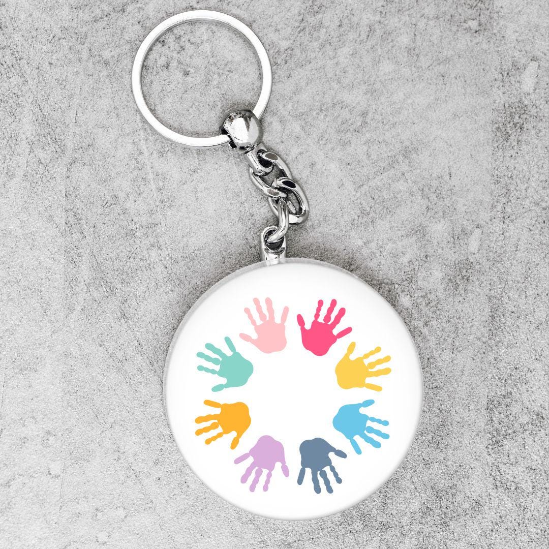 Hand Print SVG, Colorful Handprint Bundle Pack PNG, Painted Hands ...