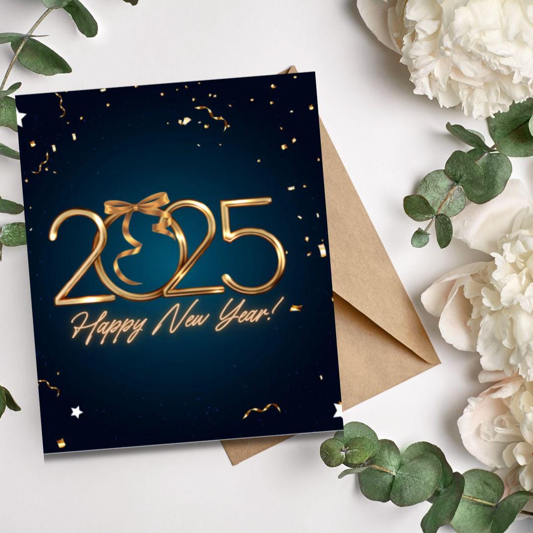 2025 New Years Party Invitation Template, New Years Eve Party Invite ...