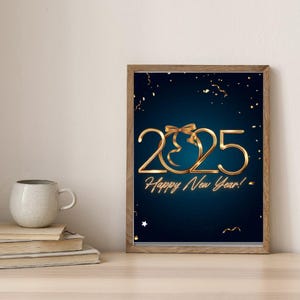2025 New Years Party Invitation Template, New Years Eve Party Invite ...