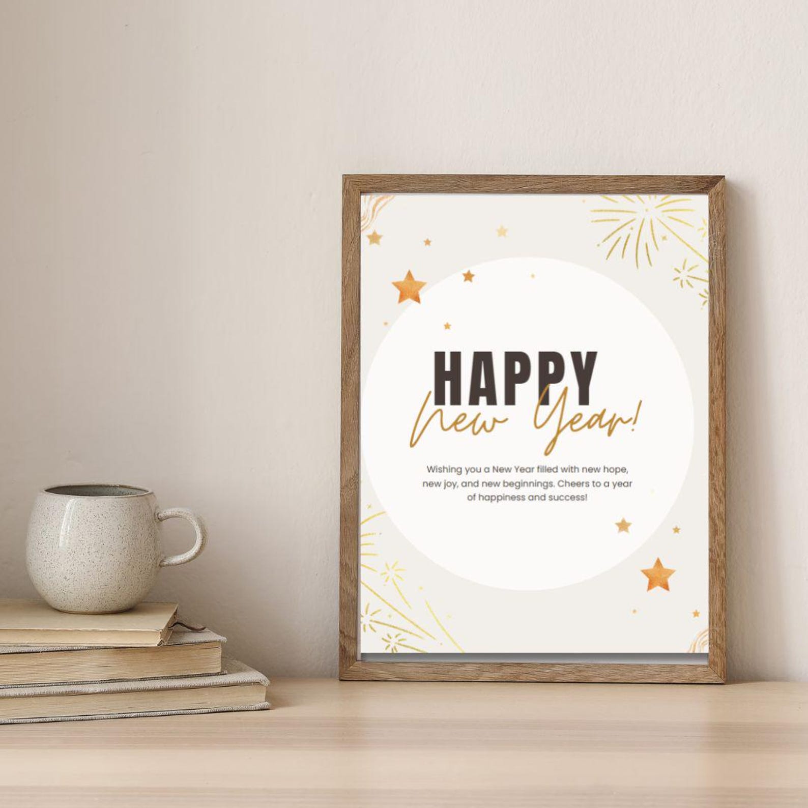 New Year Card Template, New Year Invites, New Years, Invitation Card ...