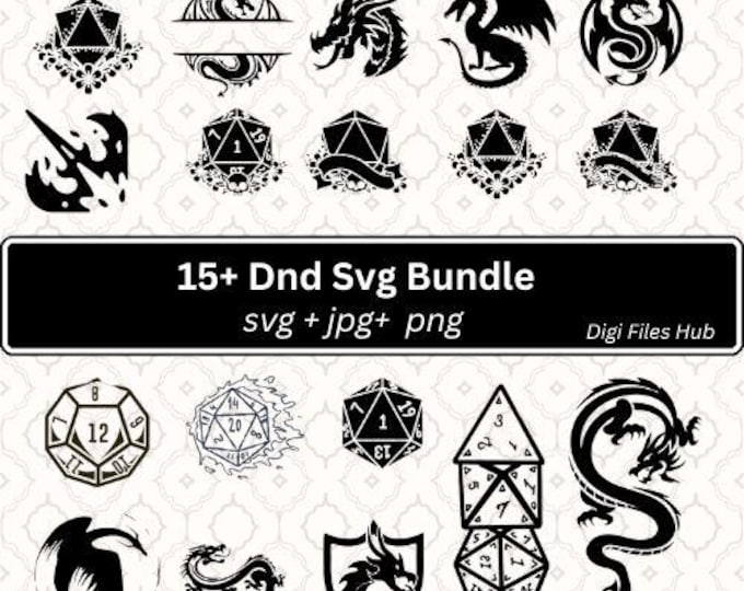 Dungeons and Dragons Svg, Dnd Svg, Dnd Logo, Dice Dragon, Dnd Icon ...