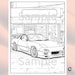 Classic JDM Cars Coloring Book Vol. 1 | 50 Japanese Cars Coloring Pages ...