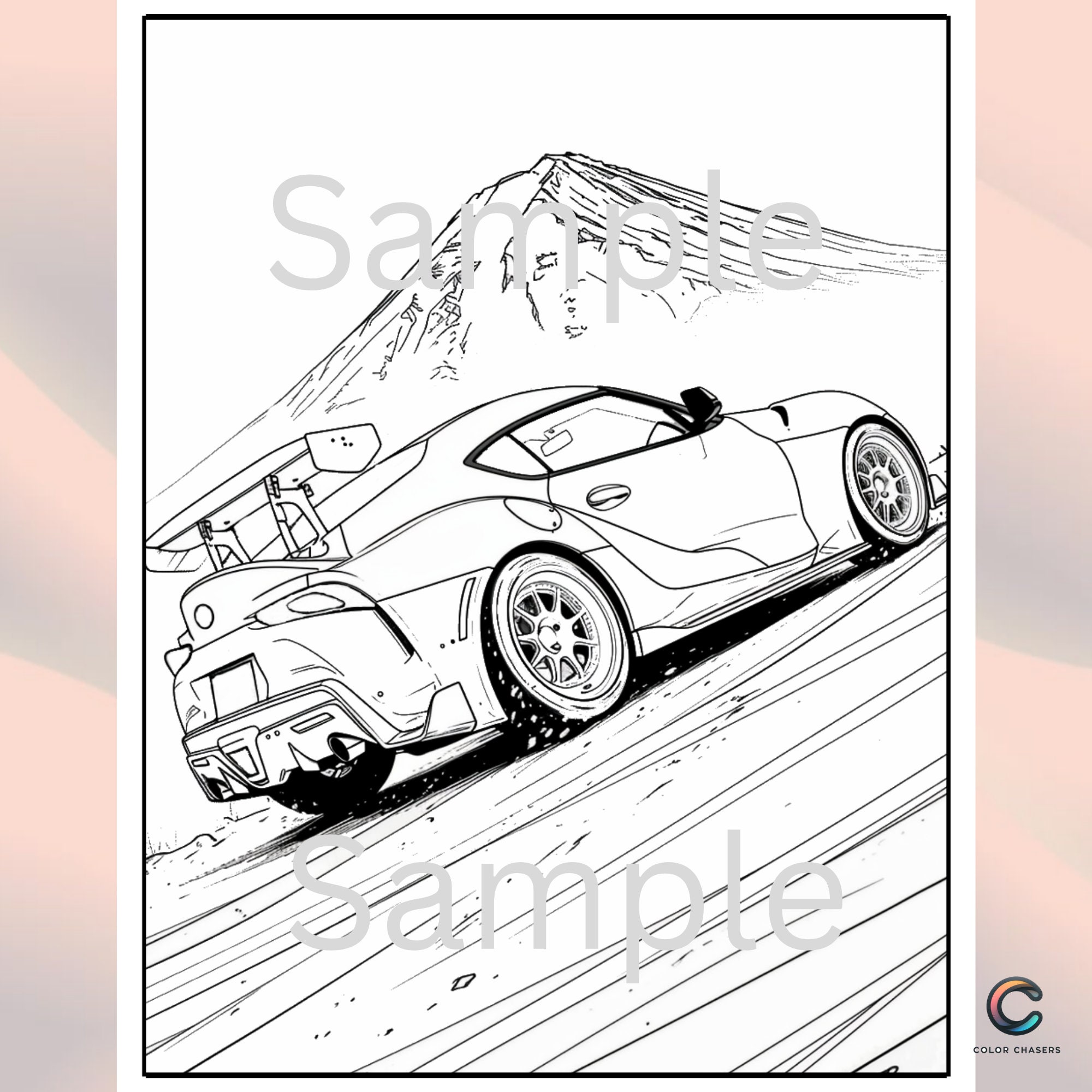 Classic JDM Cars Coloring Book Vol. 1 | 50 Japanese Cars Coloring Pages ...