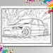 Classic JDM Cars Coloring Book Vol. 2 | 50 Japanese Cars Coloring Pages ...