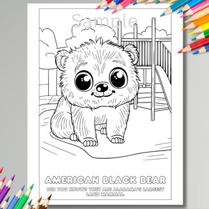 Kawaii Animals Coloring Book | 50 Cute Kawaii-style Animal Coloring ...