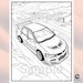 Classic JDM Cars Coloring Book Vol. 1 | 50 Japanese Cars Coloring Pages ...