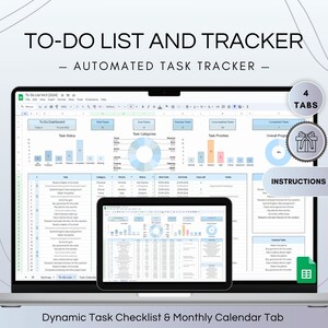 Task Management Spreadsheet Template, Project Tracking Software, to Do ...