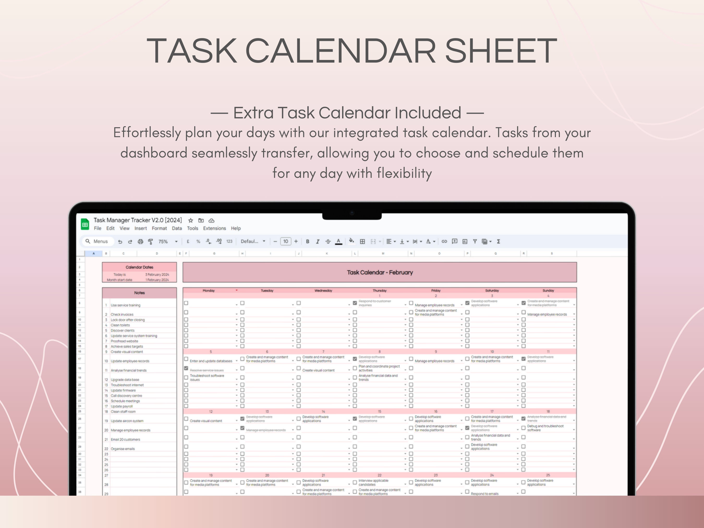 Team Planner Spreadsheet Template, Gantt Chart and Task Manager ...