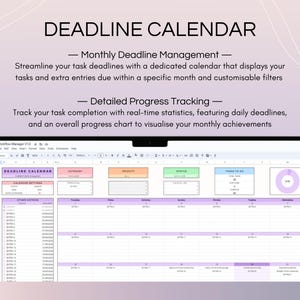 Workflow Task Tracker Spreadsheet, Google Sheets to Do List and ...