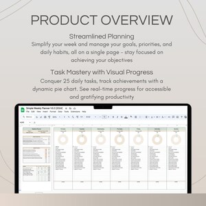 Daily and Weekly Planner Spreadsheet, Executive Dysfunction to Do List ...