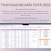 Task Manager Tracker Spreadsheet Template, Google Sheets Gantt Chart ...