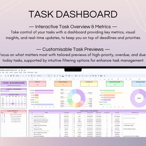 Workflow Task Tracker Spreadsheet, Google Sheets to Do List and ...