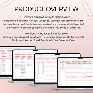 Task Tracker and Kanban Board Spreadsheet, Google Sheets to Do List ...