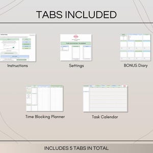 Weekly Time Blocking Planner Spreadsheet, Daily Timeboxing To-do List ...