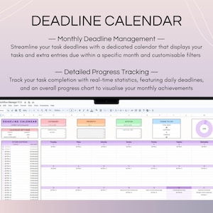 Workflow Project Management Spreadsheet, Google Sheets Kanban Board and ...