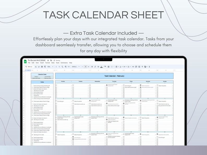Task Management Spreadsheet Template, Project Tracking Software, to Do ...
