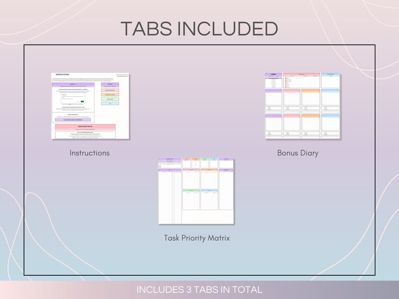 Eisenhower Matrix to Do List, Task Priority Spreadsheet, Decision Maker ...