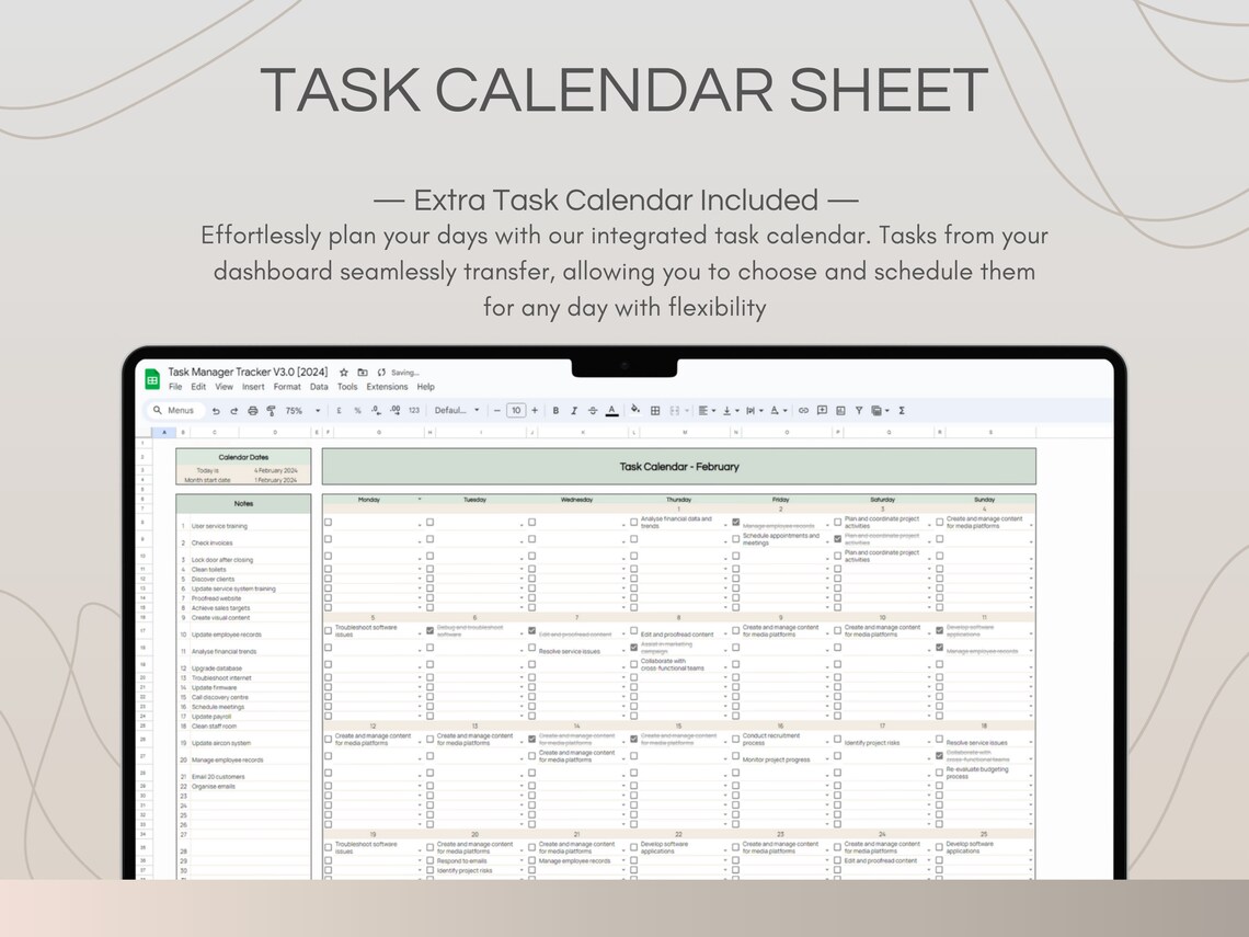 Project Management Spreadsheet Template, Gantt Chart Google Sheets ...