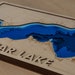 Clear Lake Iowa Laser Cut Wooden Map - Etsy