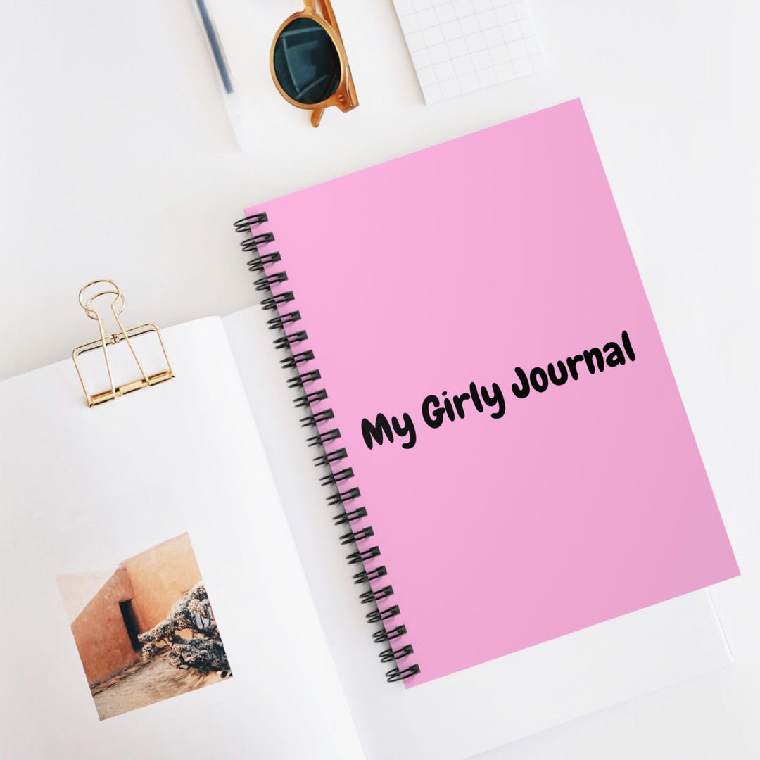 My Girly Journal - Cute Spiral Notebook, Perfect for Girls, Gift for ...