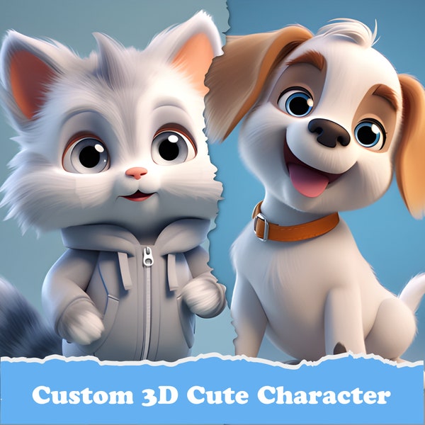 Cute Animal 3d Models - Etsy