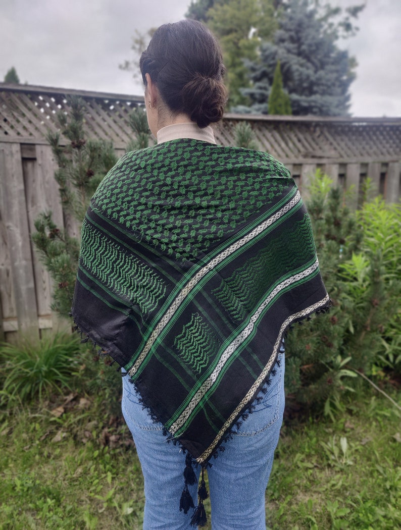 Premium Palestinian Keffiyeh Stitching No Printing High Quality Made in ...