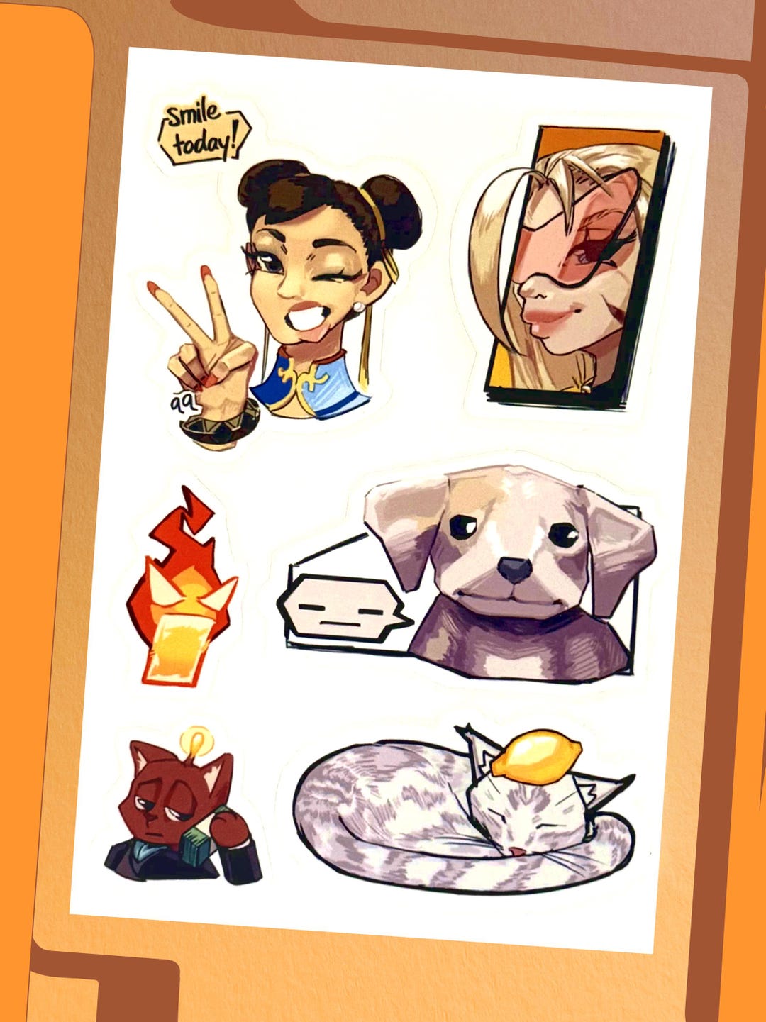 Emote Palette 1 Mini Sticker Sheet - Etsy