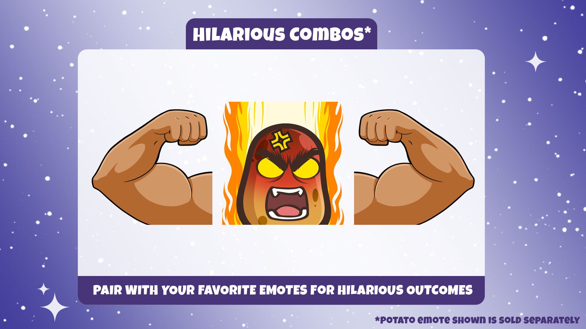 Animated Flex Emote (black) - Animated Emote - Static Emote - Twitch ...