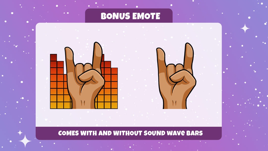 Animated Hand Emotes (brown) - Animated Emote - Gesture Emotes - Twitch ...